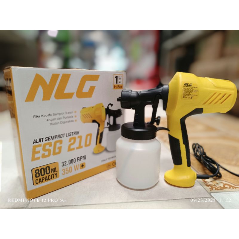 Jual Spray Gun Listrik/Alat Semprot Cat/Semprotan Cat 800 ML | Shopee ...