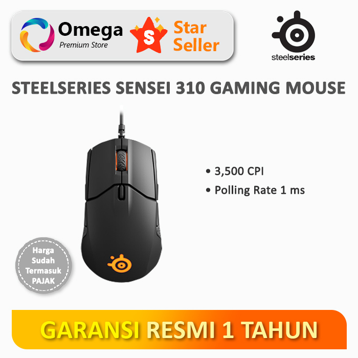 Jual Steelseries Sensei 310 Gaming Mouse | Shopee Indonesia