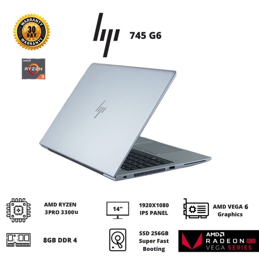 Jual Laptop HP Elitebook 745 G5/G6 Ryzen 3 Pro | Ram 8GB | 512GB // 14 ...