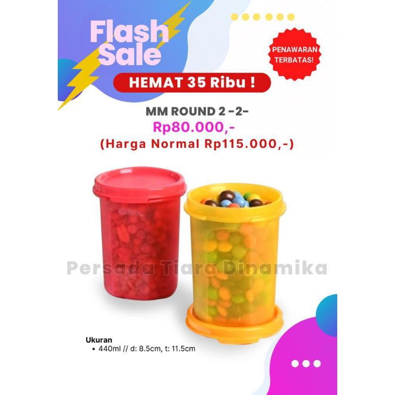 Jual MM roud 440ml Tupperware (1pc) | Shopee Indonesia