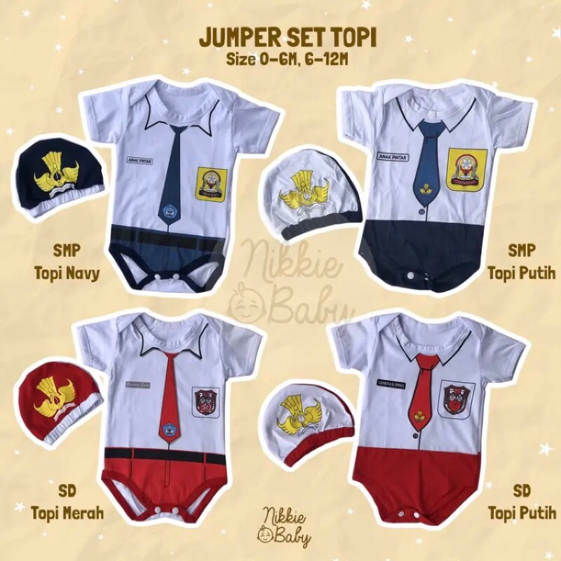 Jual Jumper Bayi SD SMP set topi Baru Lahir Newborn Karakter | Shopee ...
