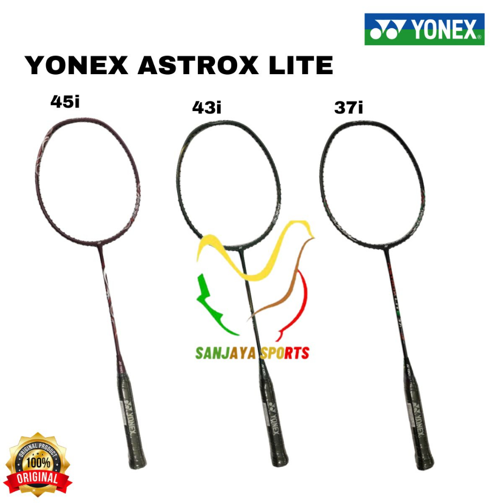 Jual RAKET BADMINTON YONEX ASTROX LITE SERIES 37i / 43i / 45i ORIGINAL ...