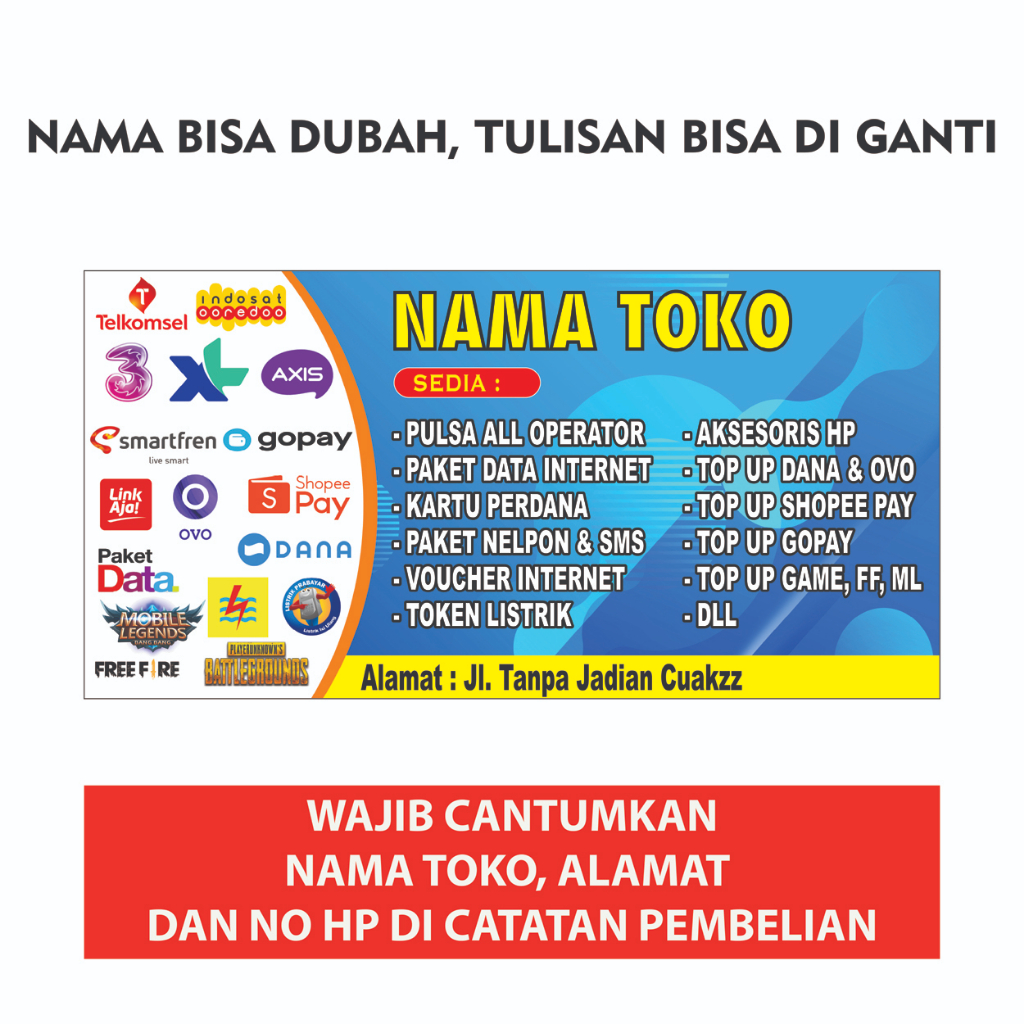 Jual SPANDUK KONTER | Shopee Indonesia