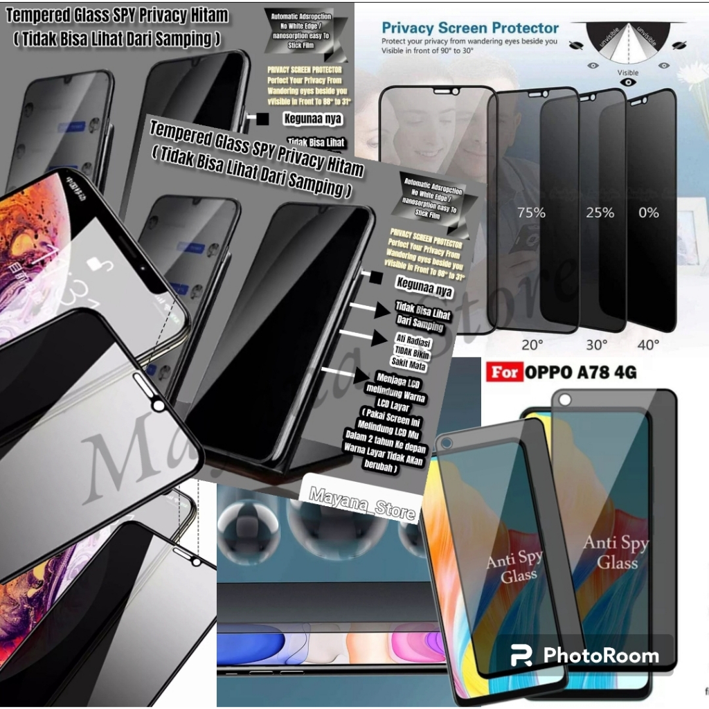Jual Tempred Glass A-SPY PRIVACY Xiaomi 13C POCO X6 X6PRO M6 M6PRO C65 X5 X5-Pro X3 X3-NFC X3Pro ...