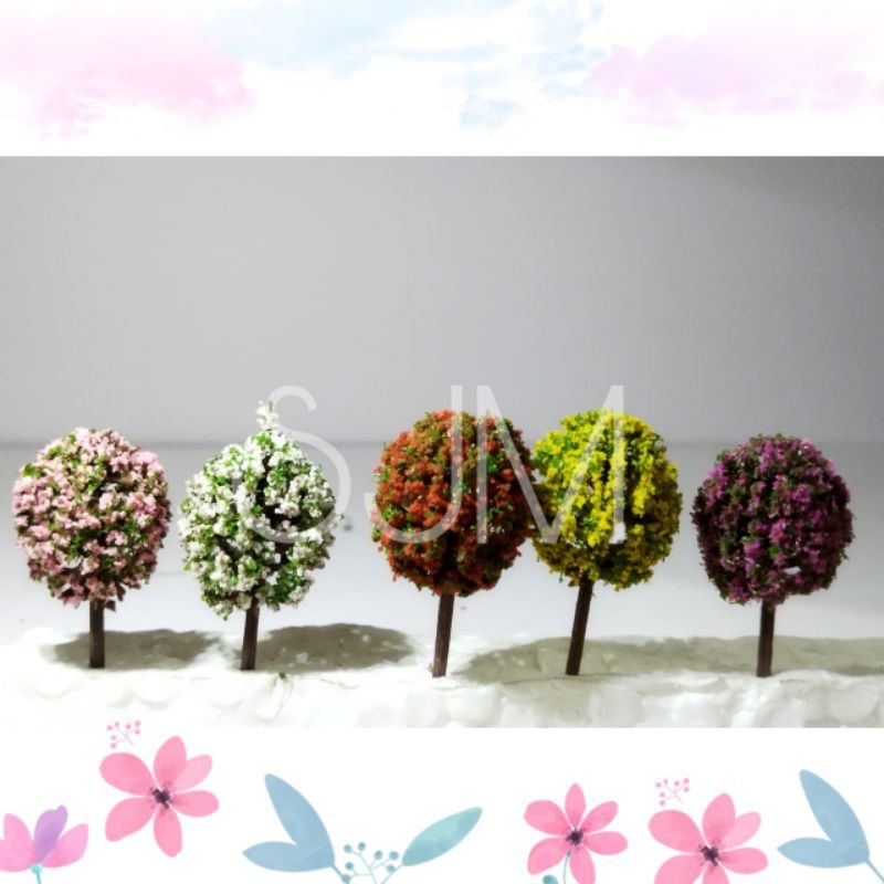 Jual Miniatur tanaman pohon bola warna | Shopee Indonesia
