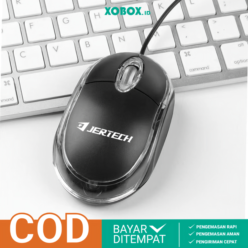 Jual Mouse Kabel Standart Berkualitas MT300 Jertech USB Komputer/Laptop ...