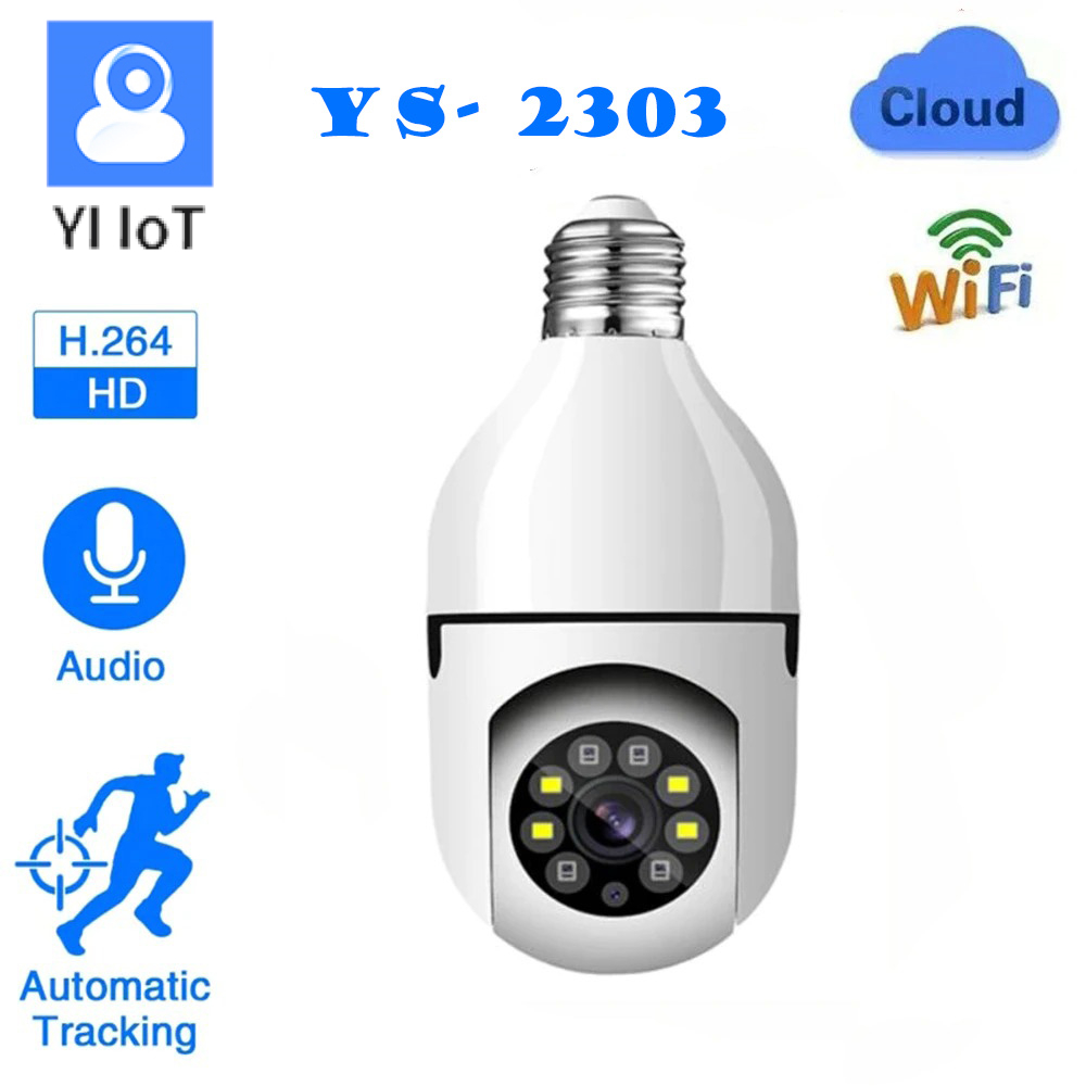 Jual Yi IoT CCTV WiFi IP Camera IR Motion Sensor E27 2MP - YS-2303 ...