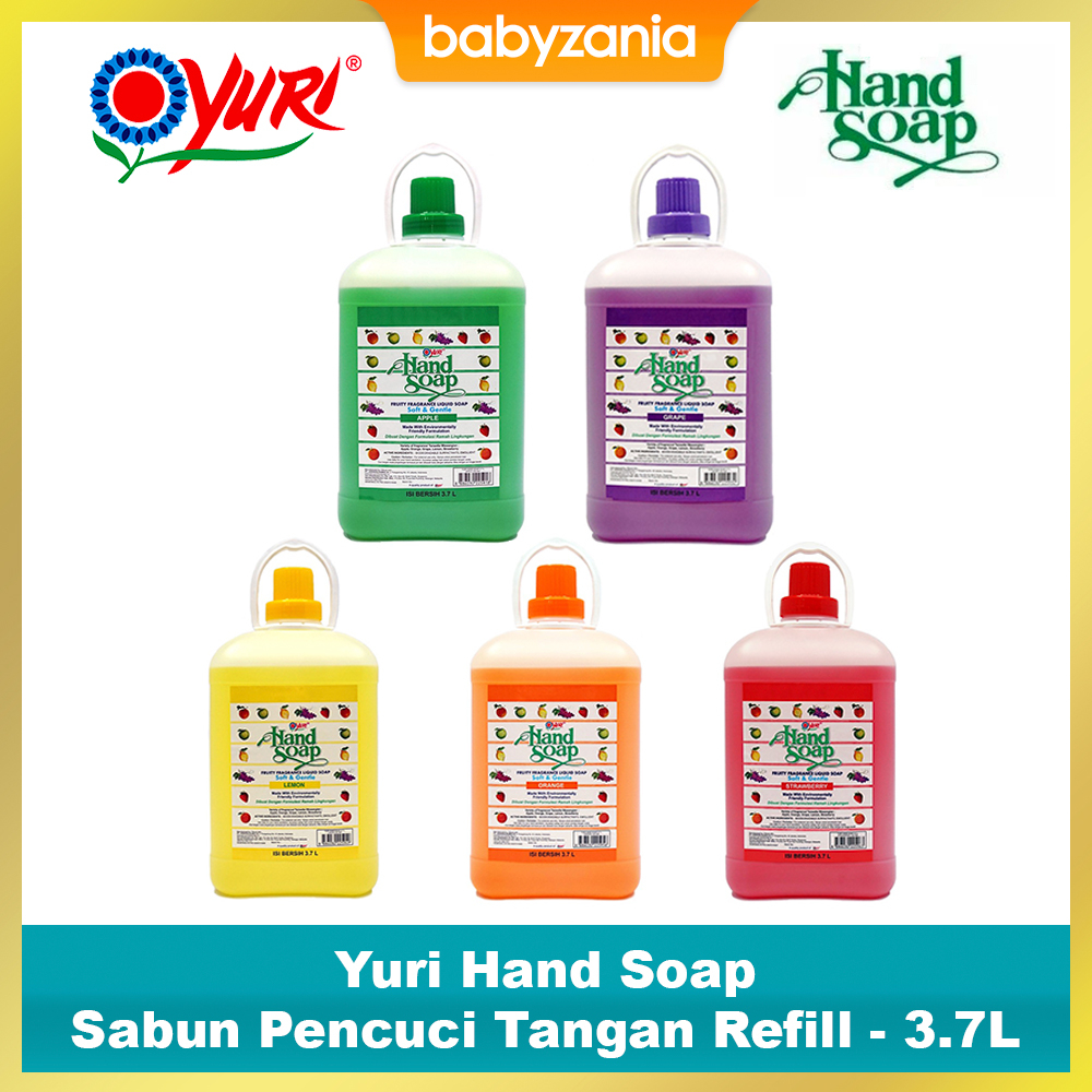 Jual Yuri Hand Soap Sabun Pencuci Tangan Refill 3.7 Liter | Shopee ...