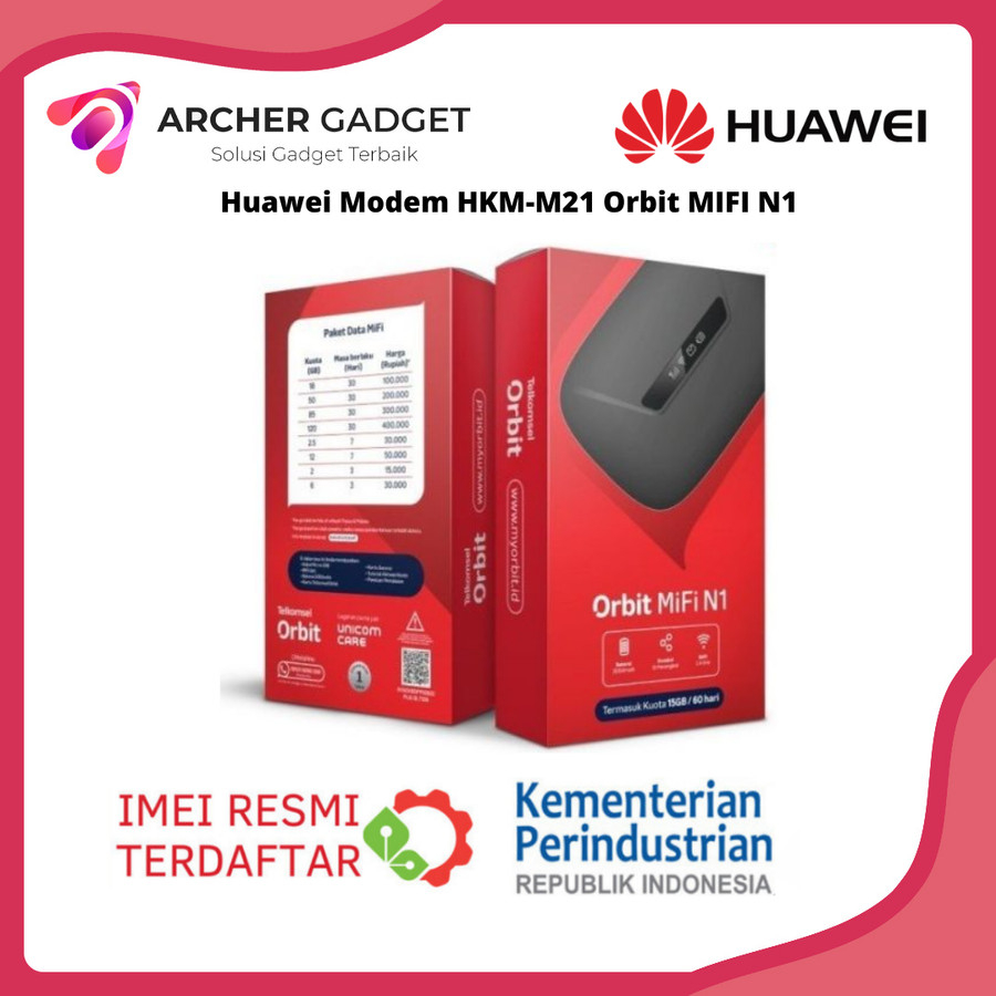 Jual Huawei Modem HKM-M21 Orbit MIFI N1 garansi resmi | Shopee Indonesia