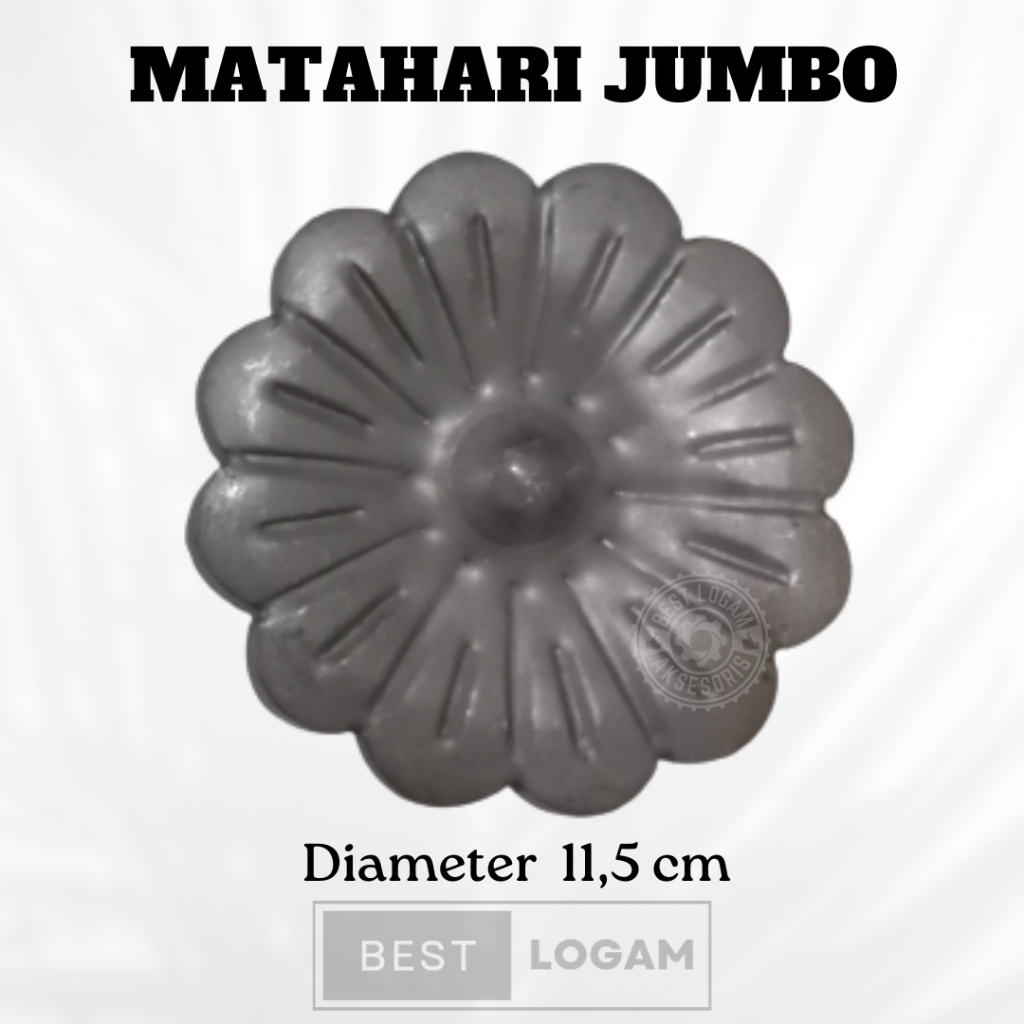 Jual Bunga matahari jumbo besi plat aksesoris dan ornamen pagar tralis ...