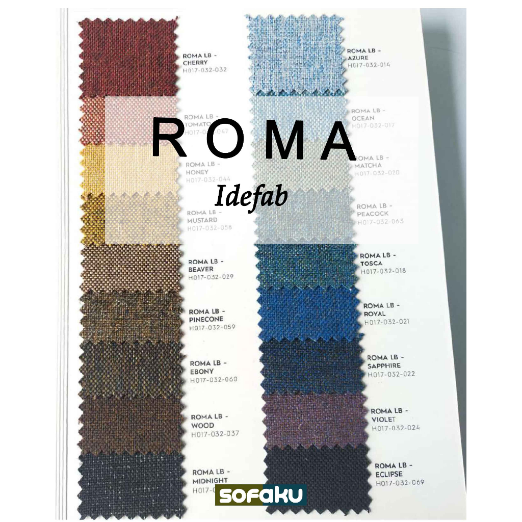 Jual ROMA Fabric - Idefab Fabric Pro Bahan Sofa Prestige Tebal Jok ...