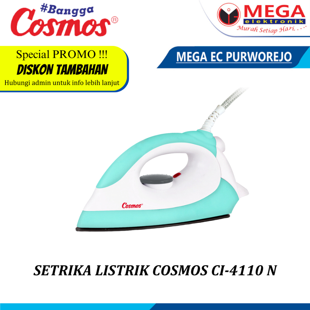 Jual SETRIKA LISTRIK COSMOS CI-4110N | Shopee Indonesia