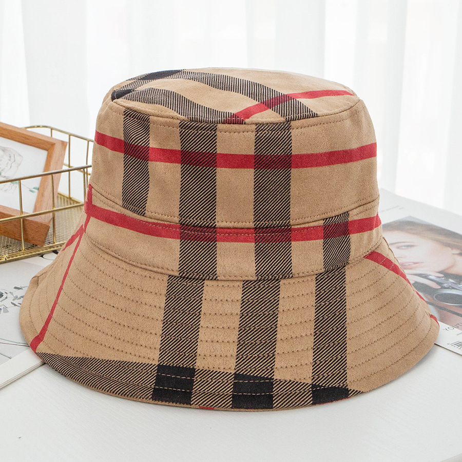 Jual Striped Fashionable Bucket Hat Model Korea yang Cocok Untuk ...