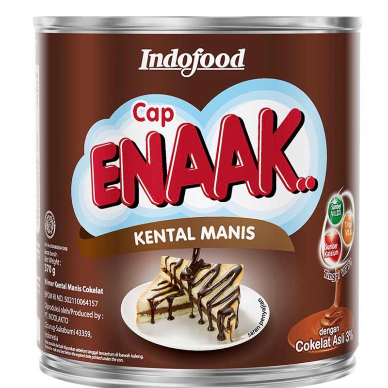 Jual Susu kaleng cap Enak 370g putih/coklat | Shopee Indonesia
