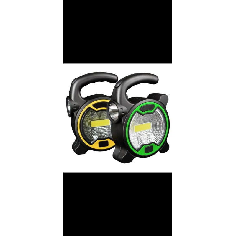 Jual [SHM] Senter Lampu COB Senter Led Work Light Mini Senter COB Batre ...