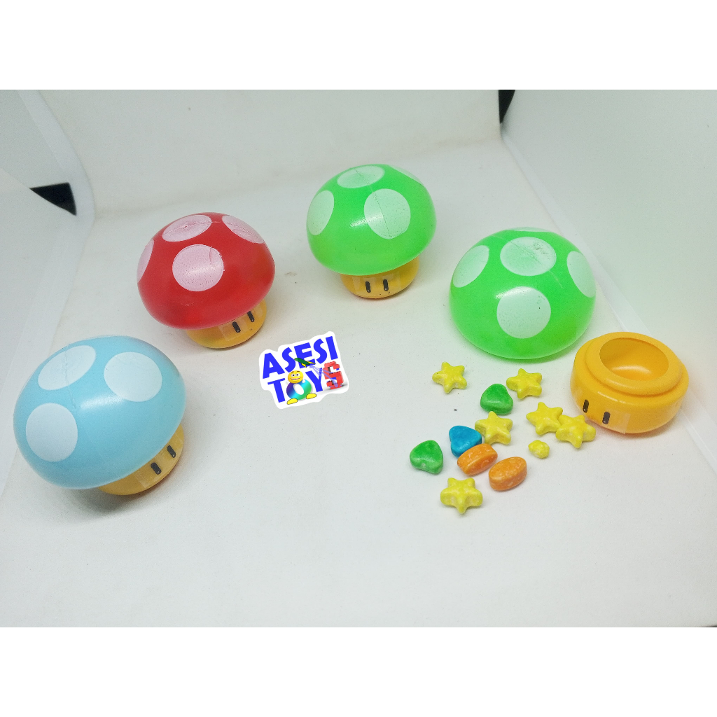 Jual permen anak warung mints jamur mario 30pcs | Shopee Indonesia