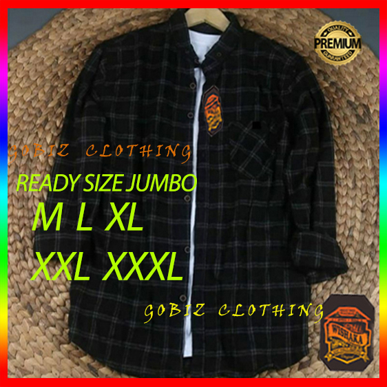 Jual KEMEJA FLANEL PRIA JUMBO 7XL 6XL 5XL 4XL xxl xxxl big size | Shopee Indonesia