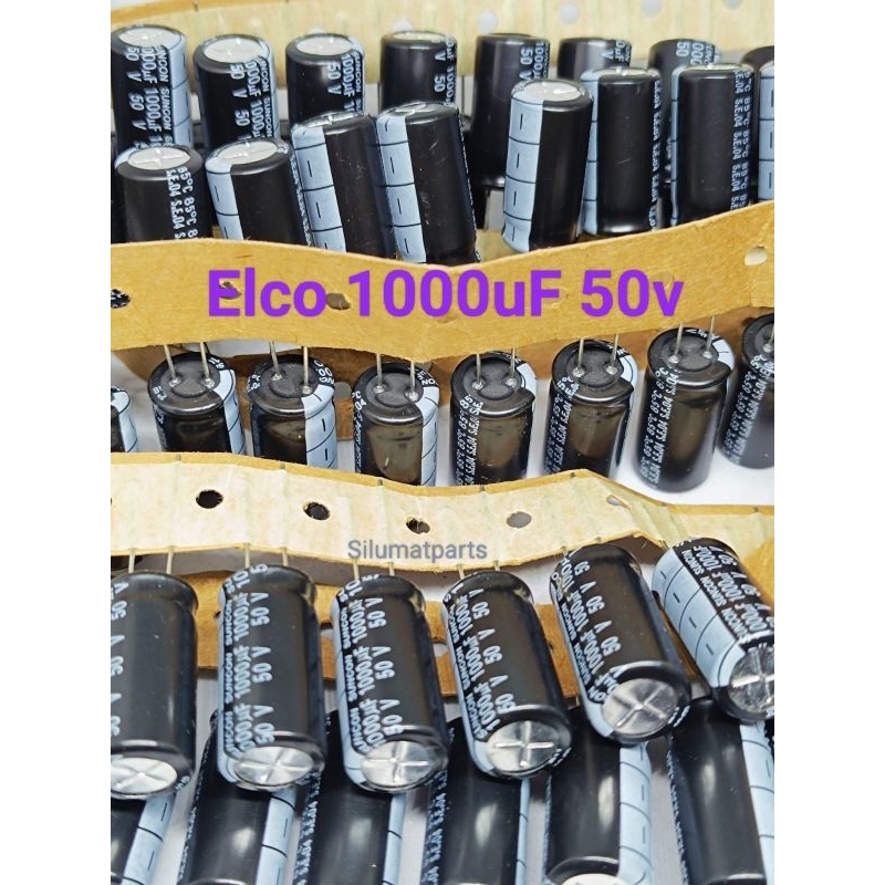 Jual 1000uf 50v / Elco 1000uf 50v / Elko 1000 uf 50 volt / Capasitor 1000uf 50v | Shopee Indonesia