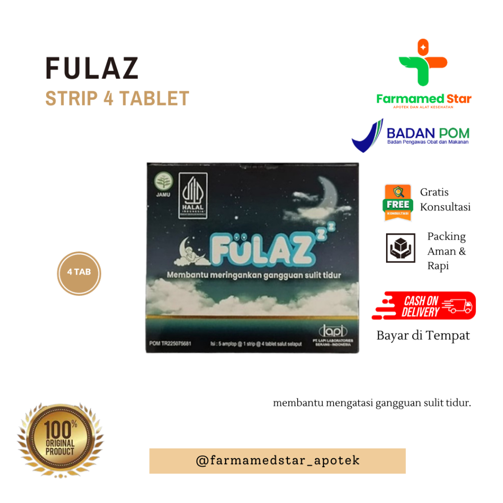 Jual FULAZ STRIP 4 TABLET | Shopee Indonesia