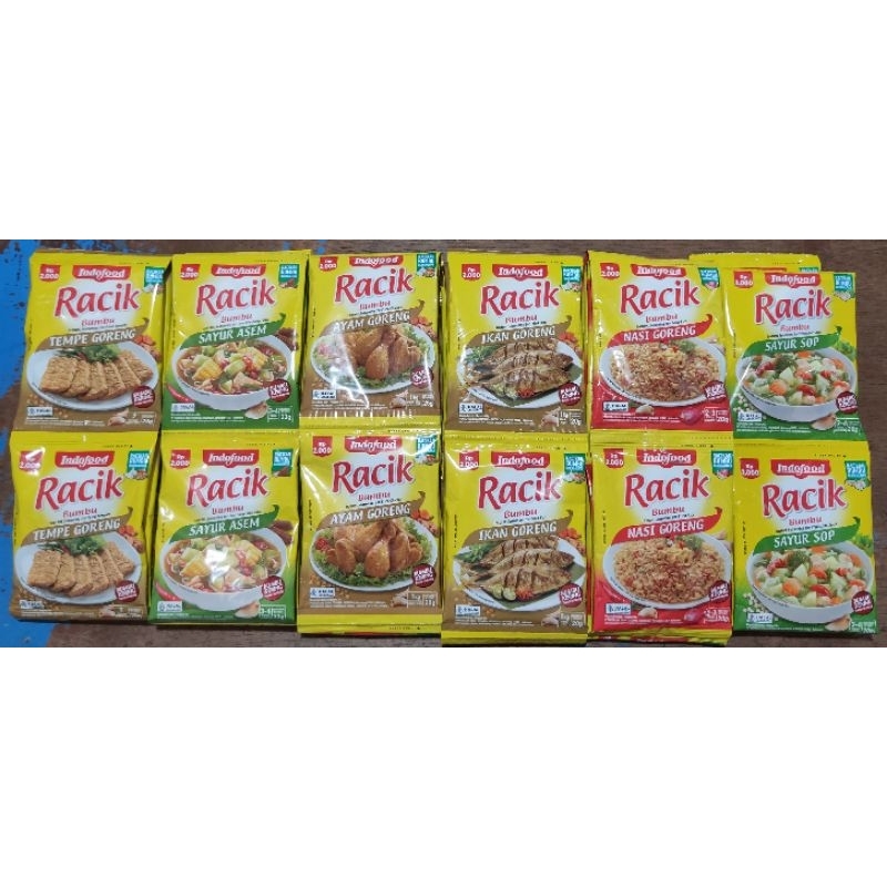 Jual racik bumbu indofood isi 10 pcs. racik tempe goreng, racik sayur ...