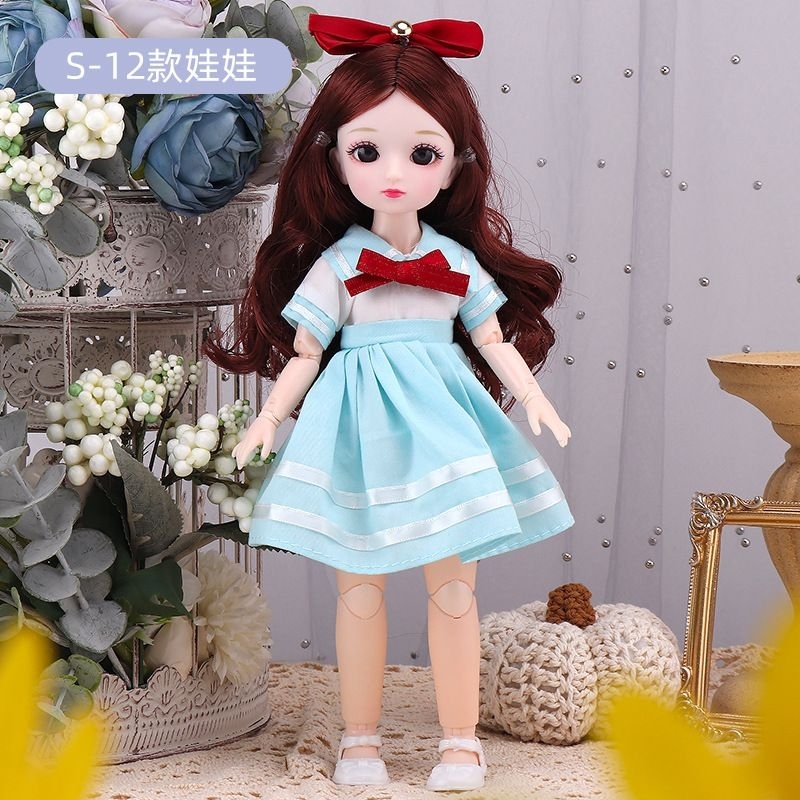 Jual FAVO Mainan Anak Boneka Seri (S U) BJD Doll 30cm Cute DIY Girls ...