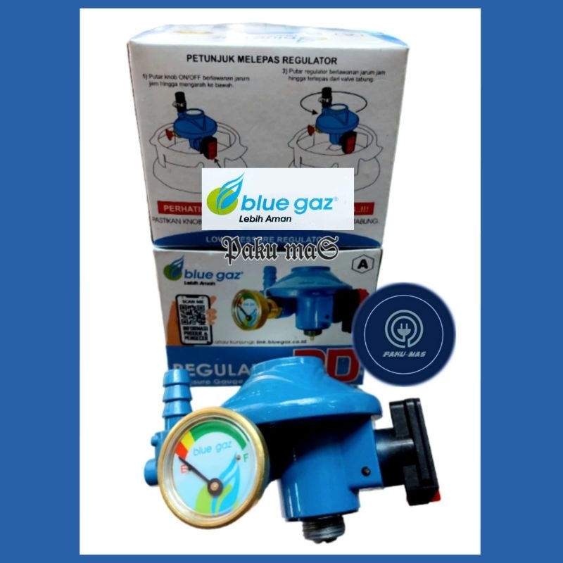 Jual Regulator Blue Gaz meter Regulator PD drat ulir | Shopee Indonesia