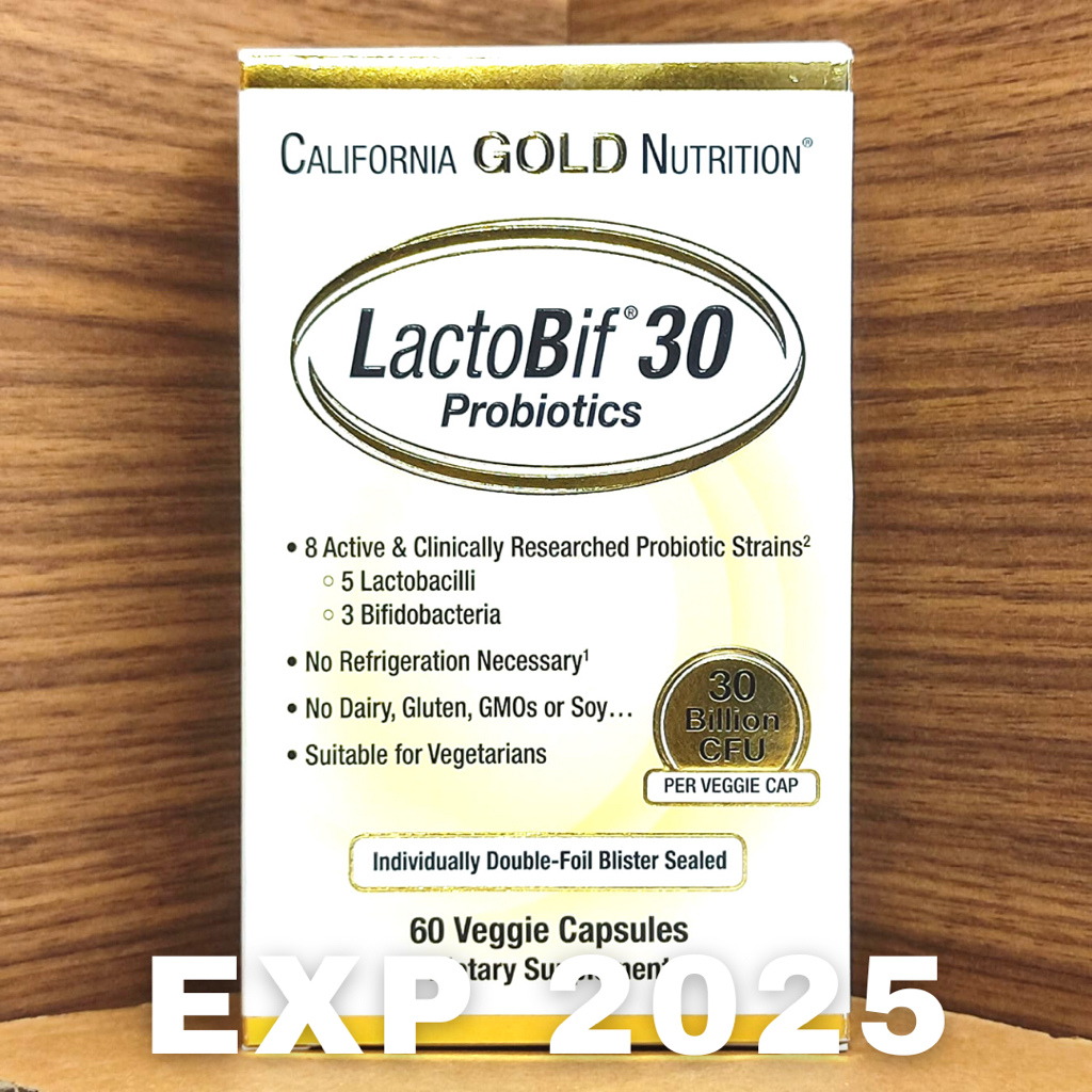 Jual LactoBif Probiotics 30 Billion CFU isi 60 , California Gold ...