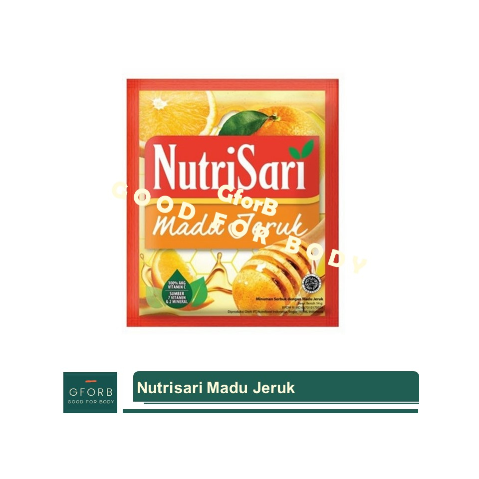 Jual Nutrisari Madu Jeruk Renceng 10 Sachet Minuman Vitamin C | Shopee ...