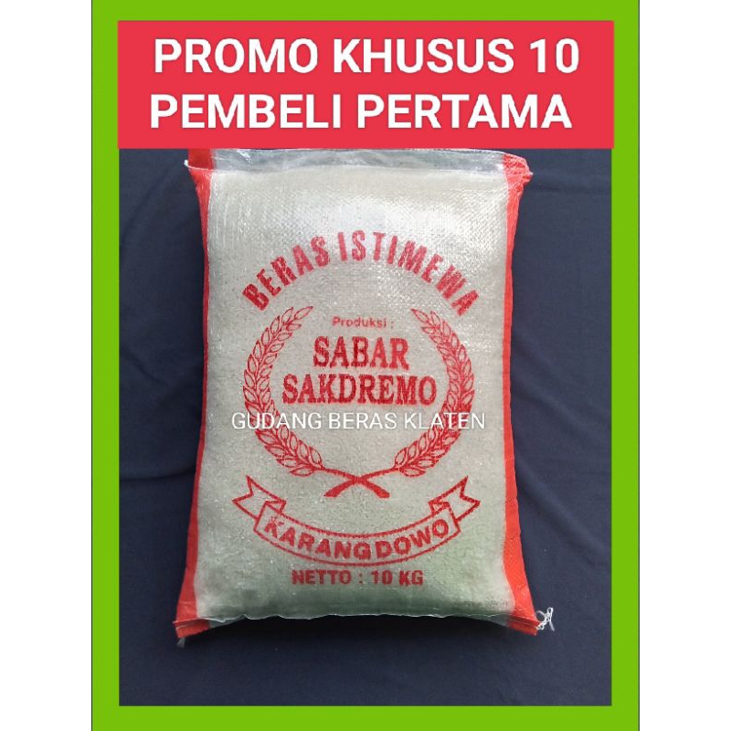 Jual Beras Pulen 10 kg / Beras enak / Beras selepan / Beras Murah ...