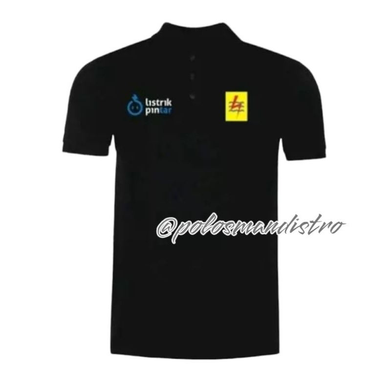 Jual KAOS POLO TSHIRT PLN BAJU KERJA SERAGAM PLN LIS TRIK PINTAR Kaos ...