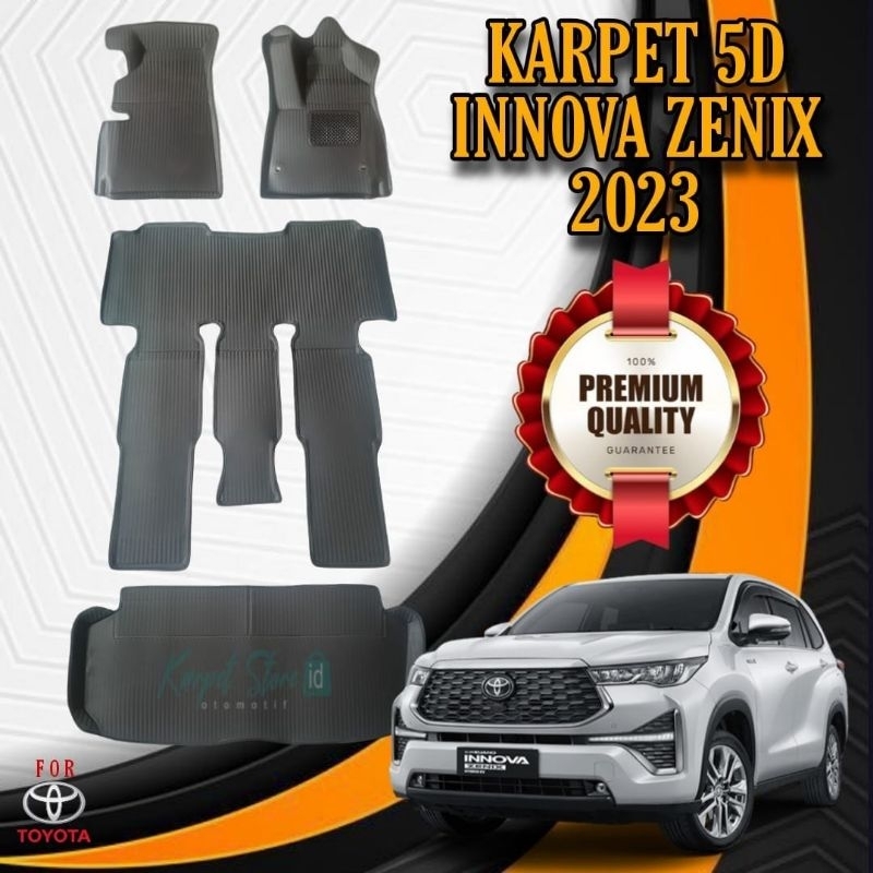 Jual KARPET MOBIL INNOVA ZENIX MODEL 5D FULL SET | Shopee Indonesia