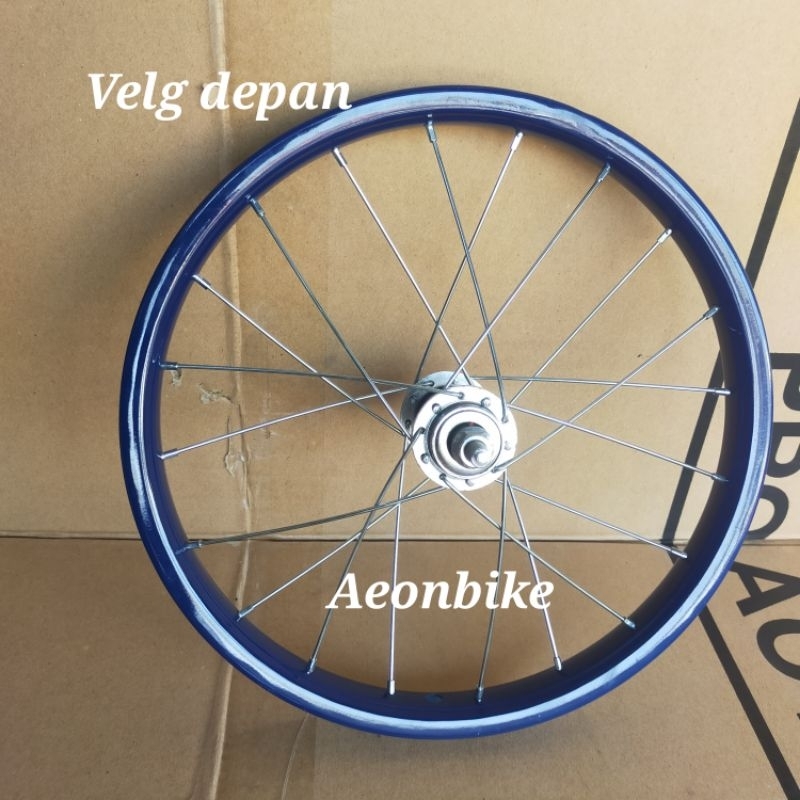 Jual velg set jadi ukuran 16 inch sepeda anak BMX mini roda depan roda ...