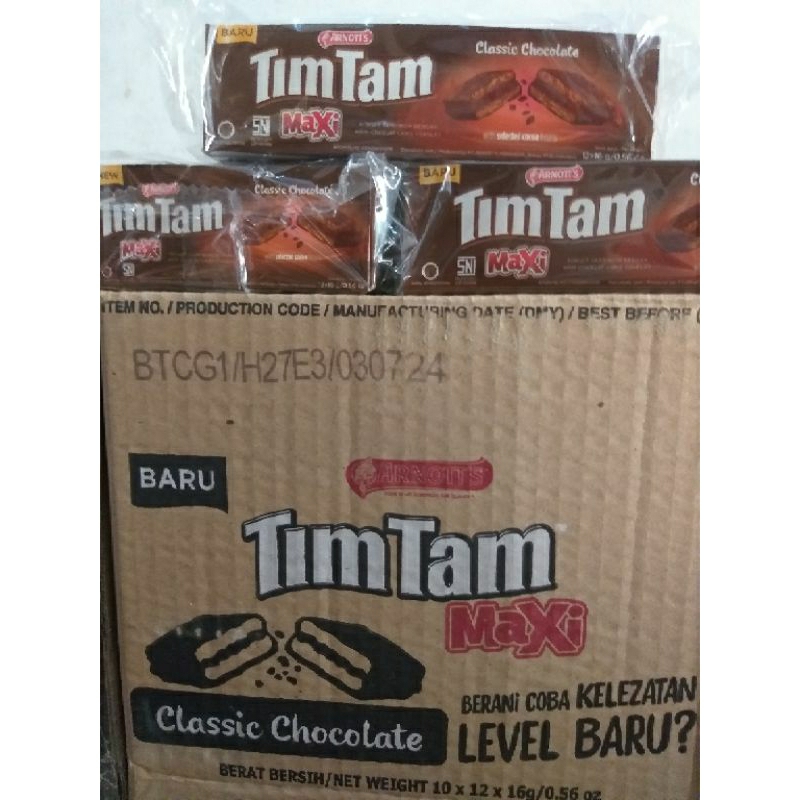 Jual Tim tam maxi box @16gr x 10pcs / timtam | Shopee Indonesia