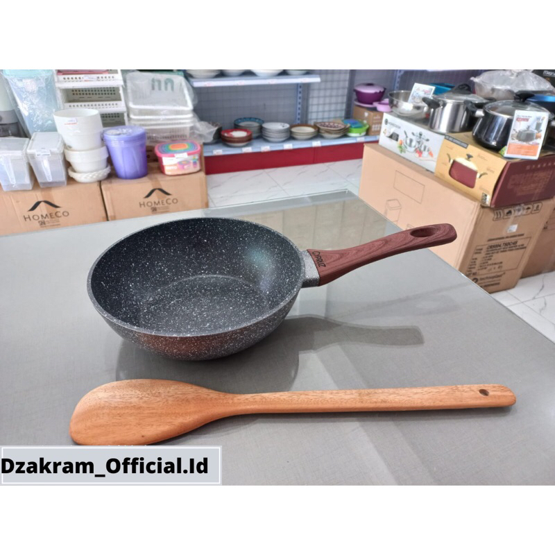 Jual Panci Marble Anti Lengket Cypruz Fry Wok 20cm | Shopee Indonesia