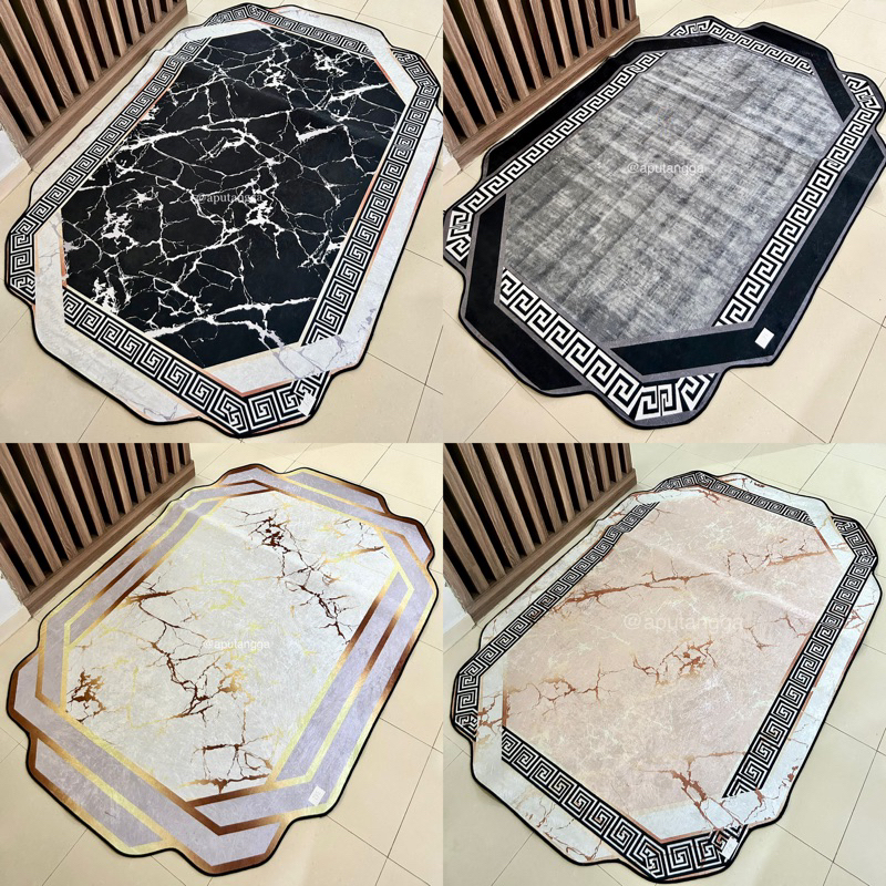 Jual ((READY STOCK)) KARPET MARBLE 140x200/KARPET NORDIC/KARPET ESTETIK ...