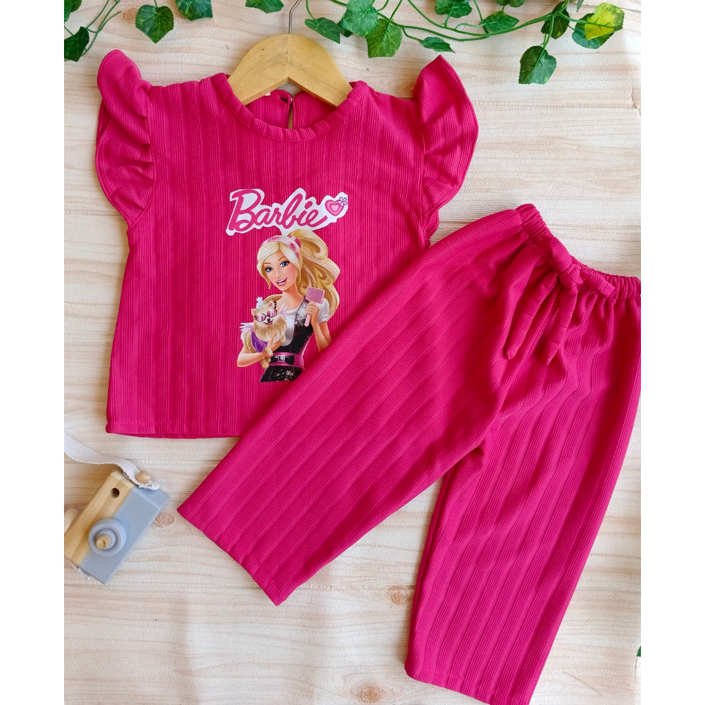 Jual BARBIE ANAK PEREMPUAN BAHAN KNIT HORNET USIA 1-7TAHUN | Shopee ...