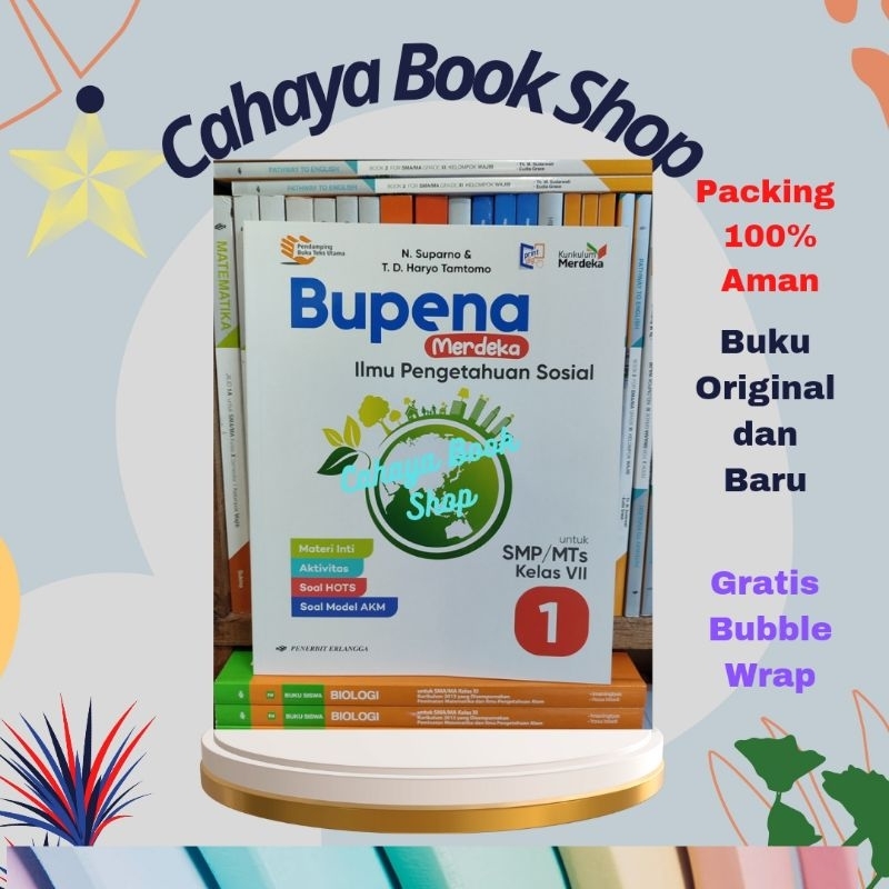 Jual Buku Bupena Merdeka IPS Kelas 7,8,9 SMP/MTs Kurikulum Merdeka Erlangga | Shopee Indonesia