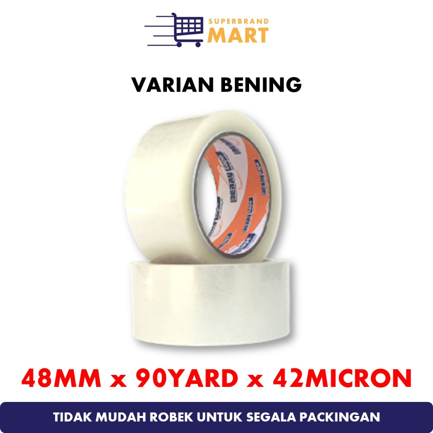 Jual Isolasi Lakban Solatip Bening Coklat Besar Super Rekat Berry Tape ...