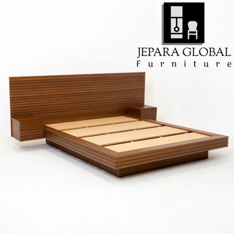 Jual Dipan Tempat tidur minimalis jati japan salur modern (dipan ...