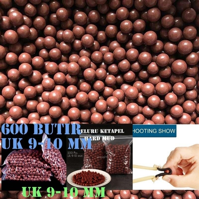 Jual Bola Bola mini Lumpur Padat Peluru Kontes Ketapel Latihan Kontes ...