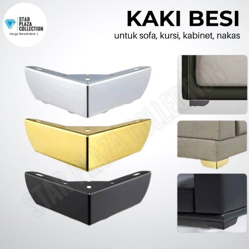 Jual Kaki Sofa Gold Model L / Kaki Sofa Emas Siku L / Kaki Kursi / Sofa ...
