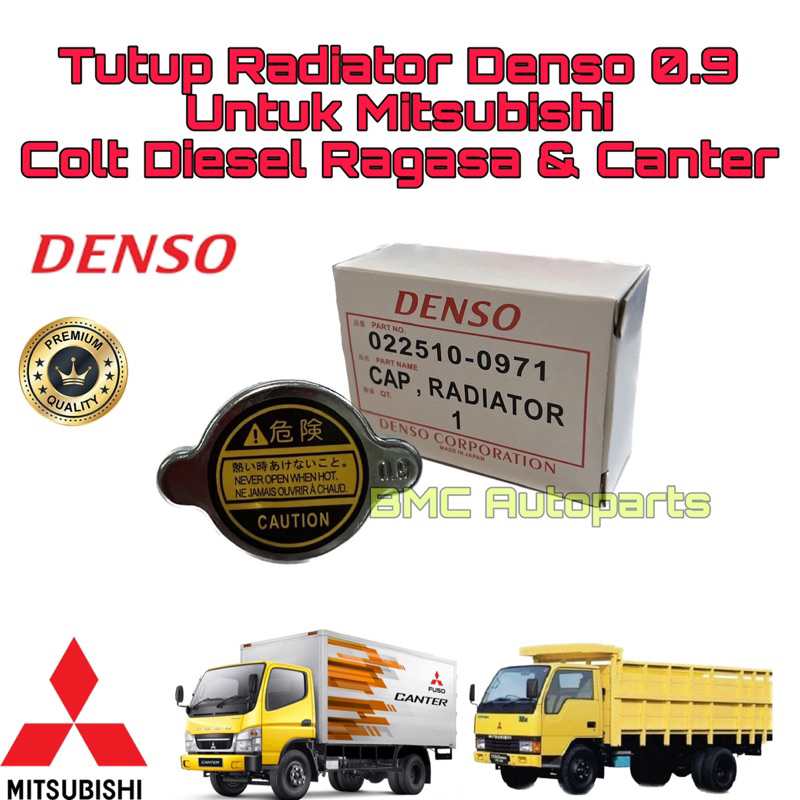 Jual Tutup Radiator Denso 0.9 Truk Mitsubishi RAGASA PS135 & CANTER PS110 PS125 | Shopee Indonesia