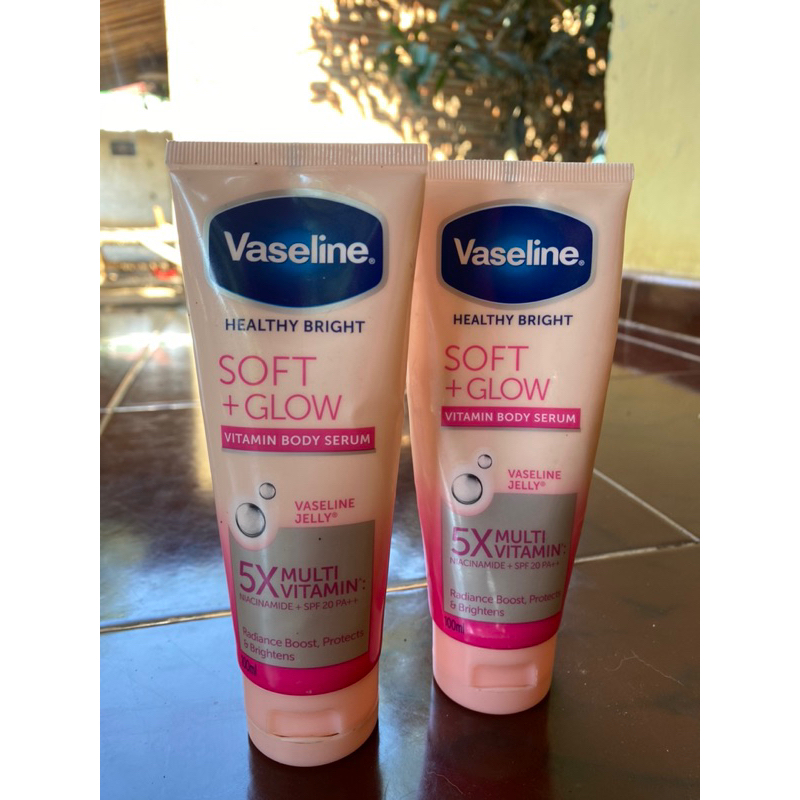 Jual VASELINE SOFT GLOW VITAMIN BODY SERUM SPF 20 | Shopee Indonesia