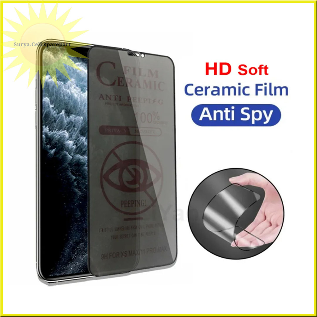 Jual Anti Gores Ceramic Matte Spy Anti Glare Samsung A01 A01 Core A02 M02 A02s M02s A03s A03 ...
