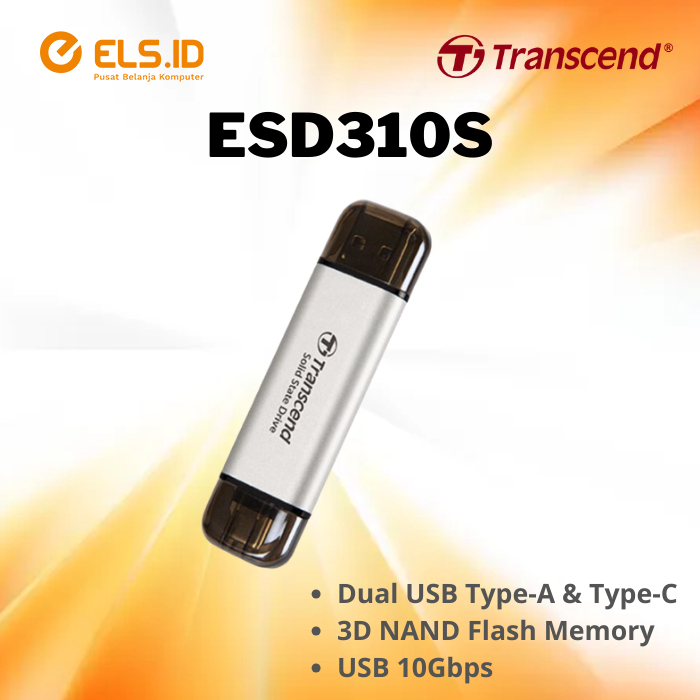 Jual Transcend ESD310S Type C Portable SSD | Shopee Indonesia