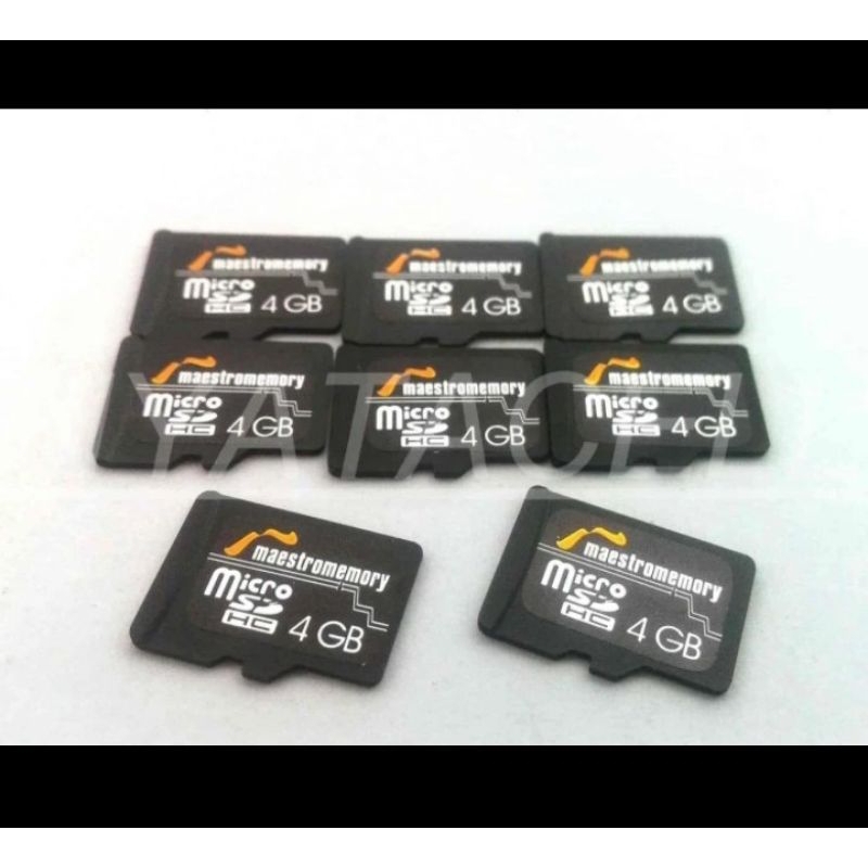 Jual Memory Maestro 4GB Non Pack (Micro SD HC/Memory Card 4GB) | Shopee ...