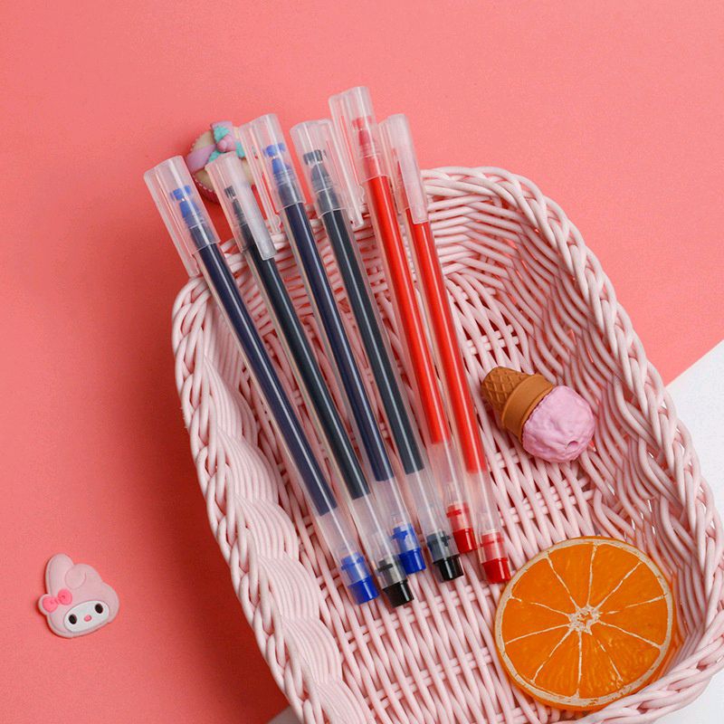 Jual Pena Gel Alat Tulis Pulpen 0.5mm Motif Polos Simple / Pena ...