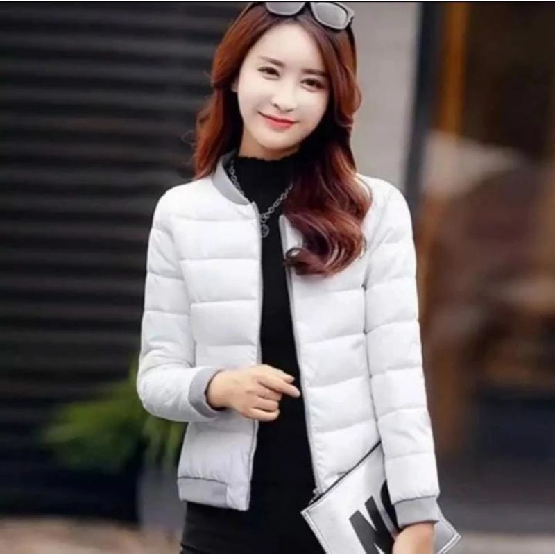Jual Jaket Winter Wanita/Jaket Kembung/Jaket Anti Angin/Jaket Musim ...