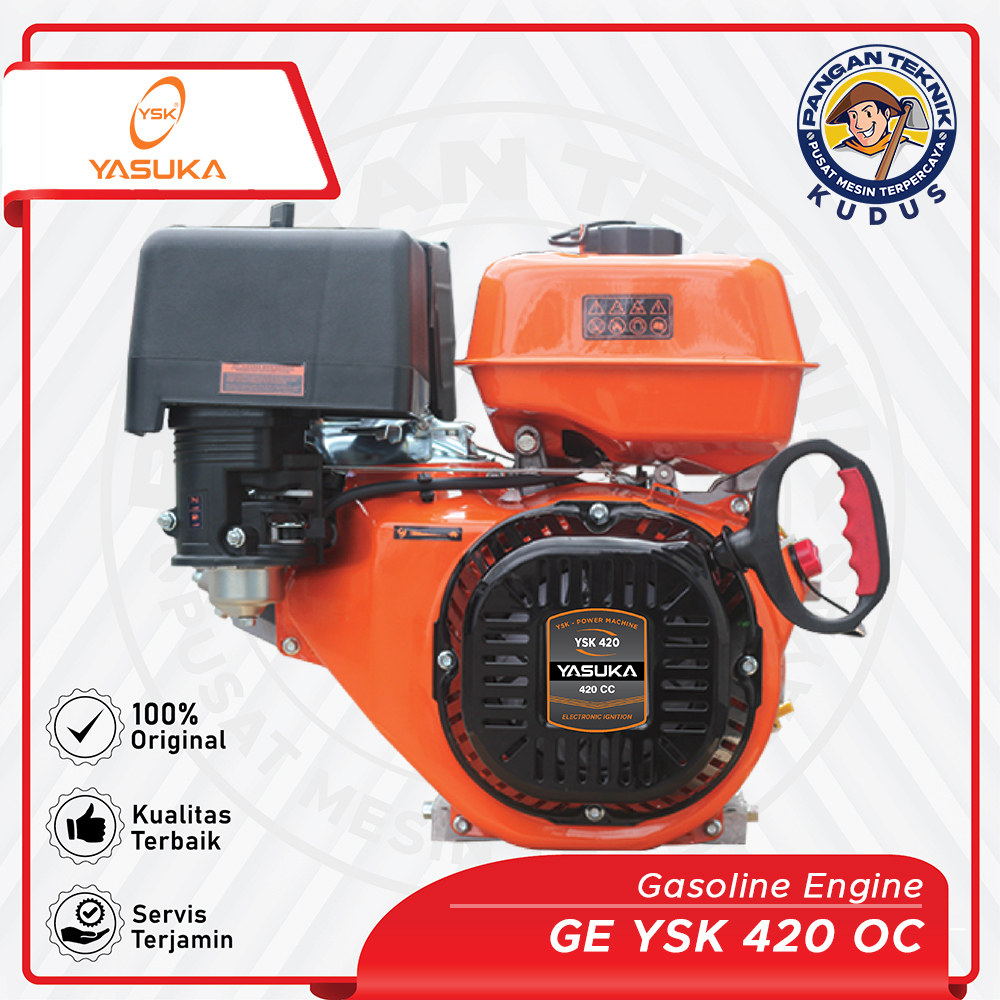 Jual Gasoline Engine (Mesin penggerak bensin) - 420 OC YASUKA ORANGE 20 ...