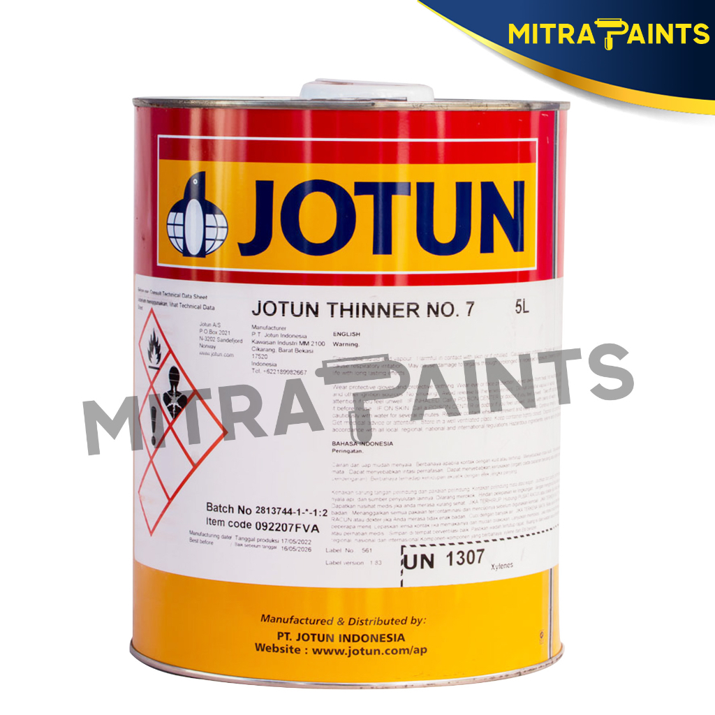 Jual JOTUN THINNER NO. 7 1 LITER / PENGENCER CAT ACRYLIC (PIONER & ANTIFOULING) | Shopee Indonesia